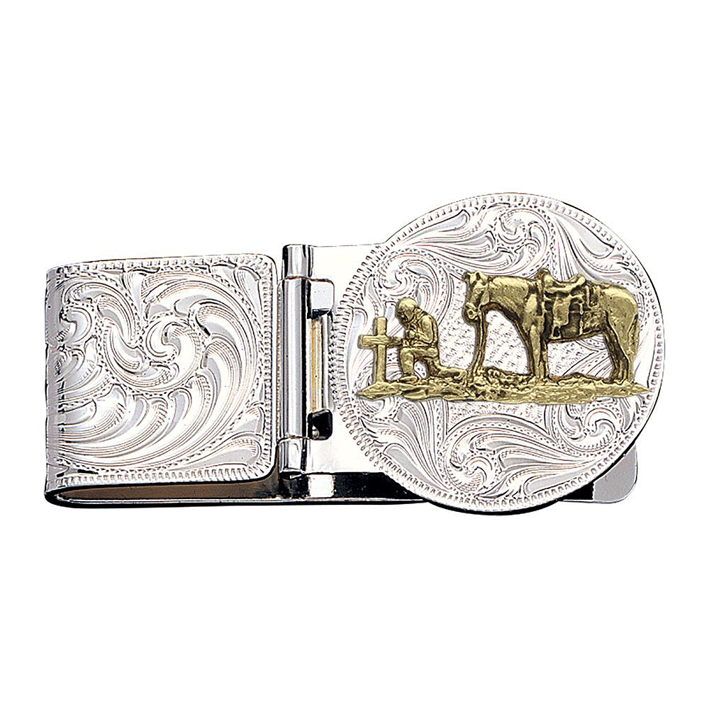 Montana Silversmiths Christian Cowboy Hinged Money Clip | Bass Pro Shops